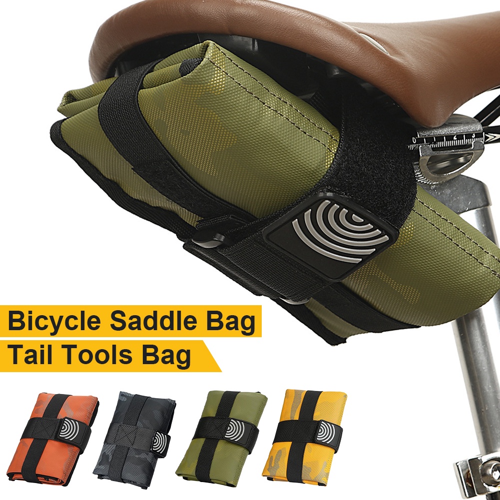 Bicycle Saddle Tool Repair Kit Folding Wrench MotorcycleTool Tail Bag ...