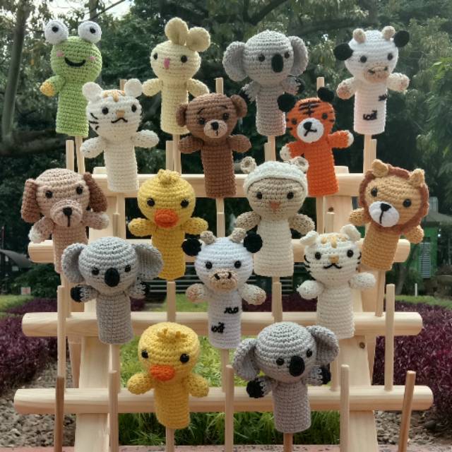 Single HaRagumi Knitted Finger Puppets | Shopee Philippines