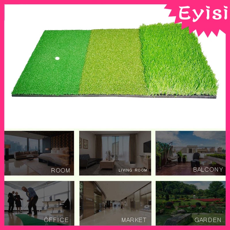 Golf Hitting Mat Turf Heavy Duty Rubber Base Backyard Practice Pad for ...