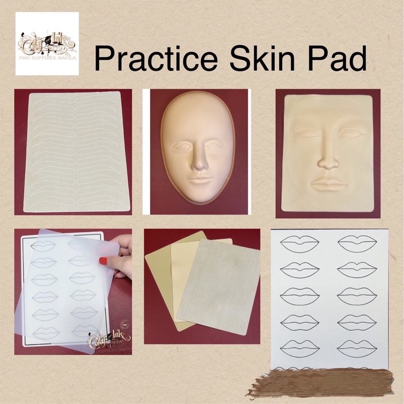 Practice Skin Pad (Latex / Silicon / Needs Ink / Inkless) Blank, with ...