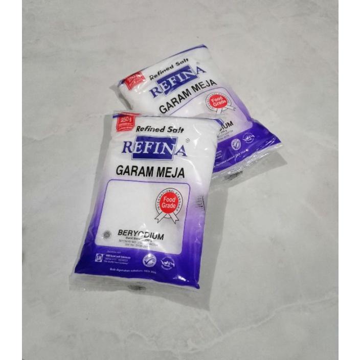 Refina Salt 250gr Quarter kilo Iodized | Shopee Philippines