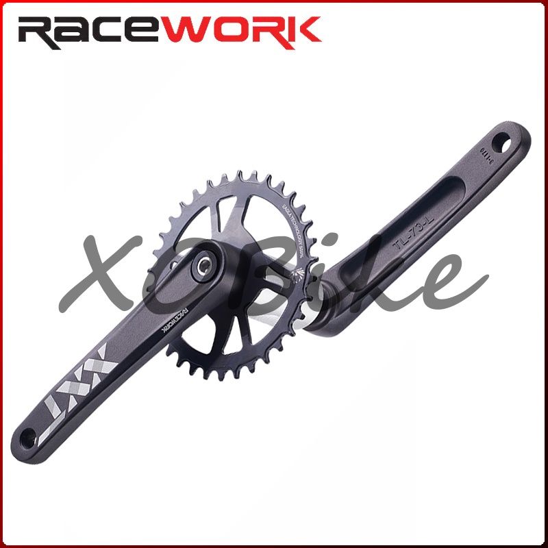 RACEWORK XXT 170mm Crankset 7-11 Speed MTB Crankset 36T Single Disc ...