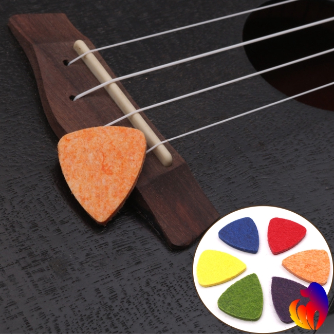 Colorful Ukulele Wool Picks Wool Felt Picks for Ukulele | Shopee ...