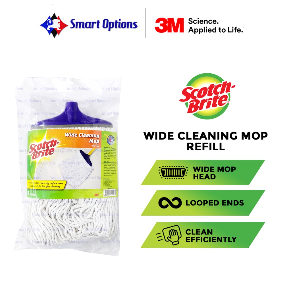 3M SCOTCH-BRITE™ WIDE CLEANING MOP REFILL | Shopee Philippines
