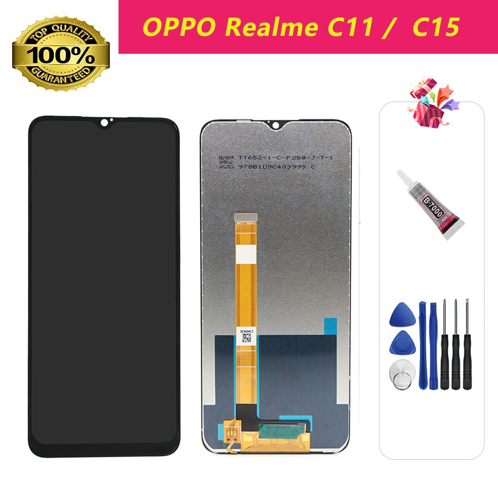 Original lcd for Realme C11 C12 C15 LCD with Frame Display Touch Screen ...