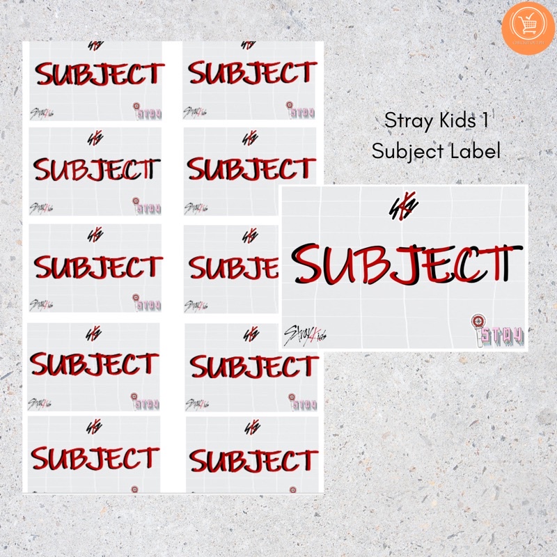 20 pcs Name, 12pcs Subject Sticker Label Kpop Designs Personalized ...