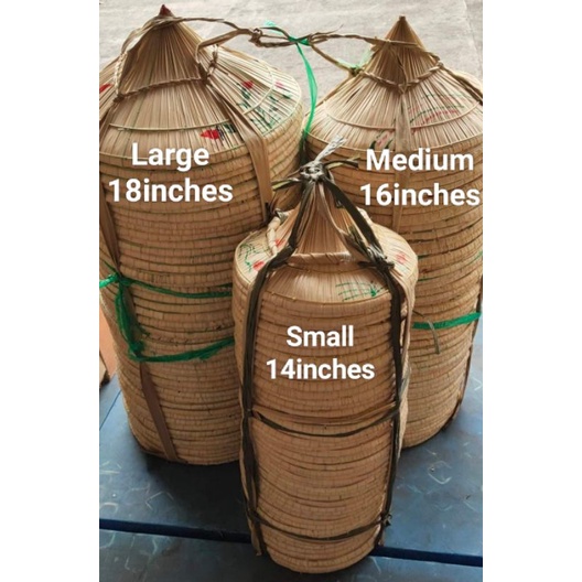 SALAKOT HAT MADE FROM ANAHAW LEAVES (3 sizes) | Shopee Philippines