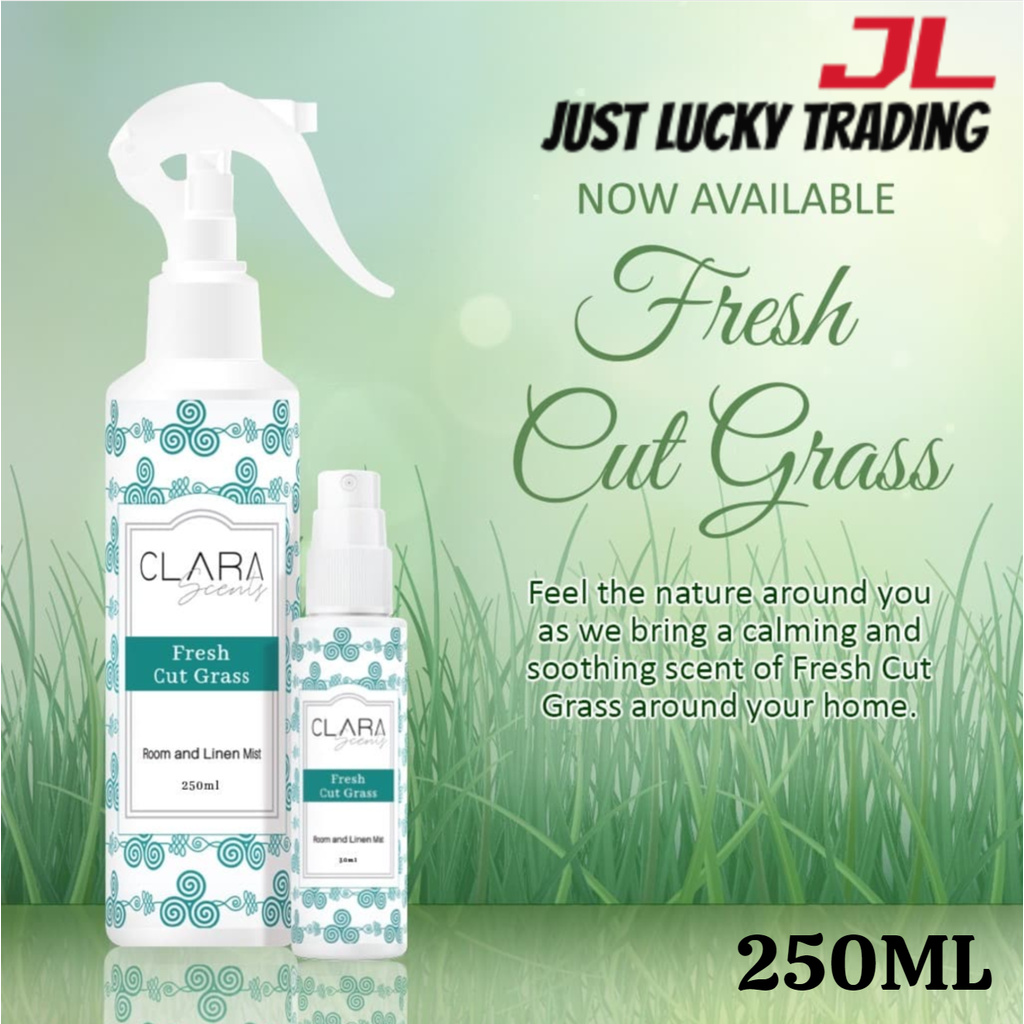 JL Clara Scents Fresh cut Grass 250ml LUXURIOUS SCENT (Room and Linen ...