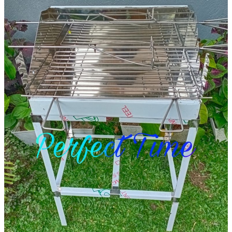 Pure Stainless Stand Griller With Two Sticks Or Electric Griller ...