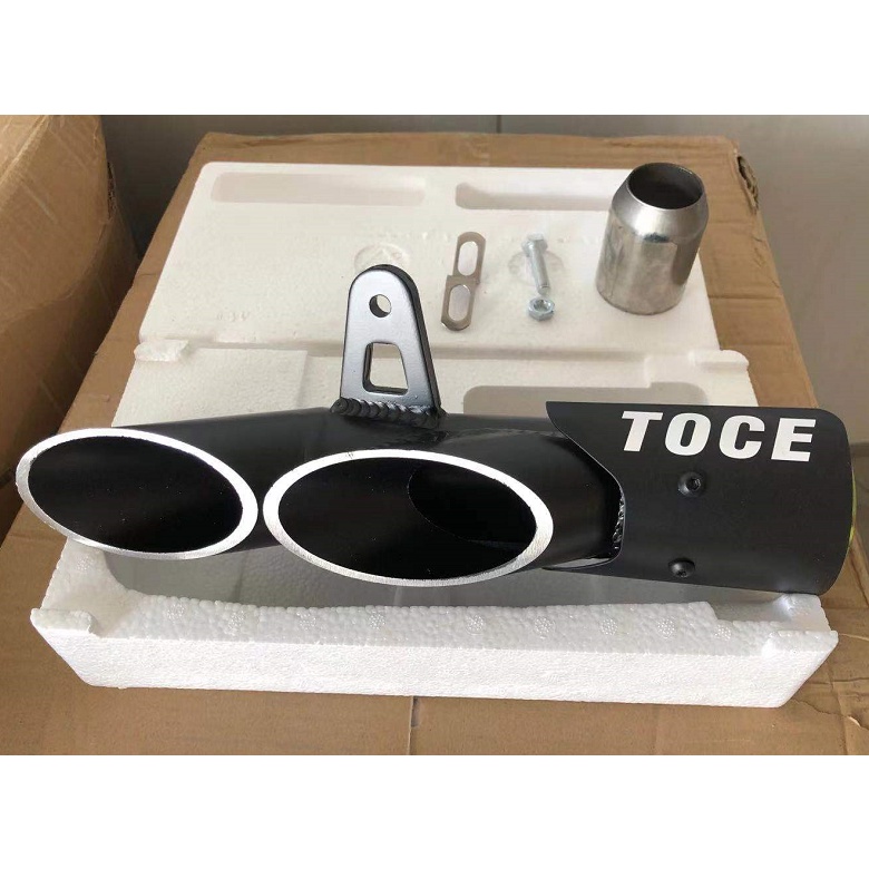 【COD】Universal Motorcycle Exhaust Muffler Pipe Canister Pipe TOCE ...