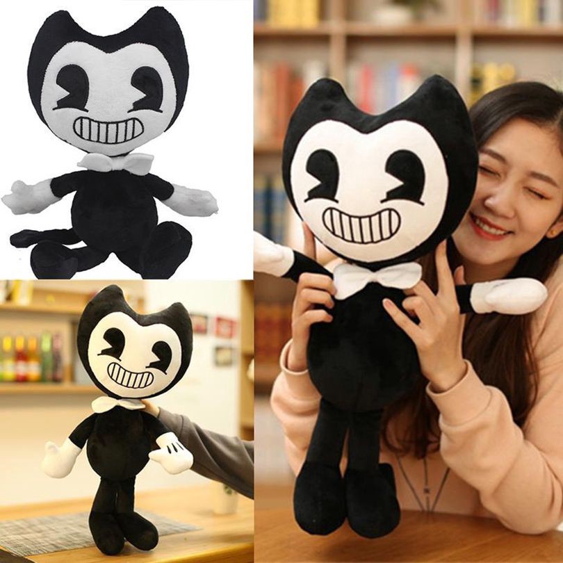 Cute Bendy the Ink Machine Boris Action Figure Plush Stuffed Doll Toy ...