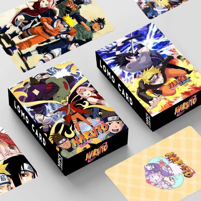 Anime Naruto Photocard Double-sided Color Printing Lomo Card 30pcs/box ...