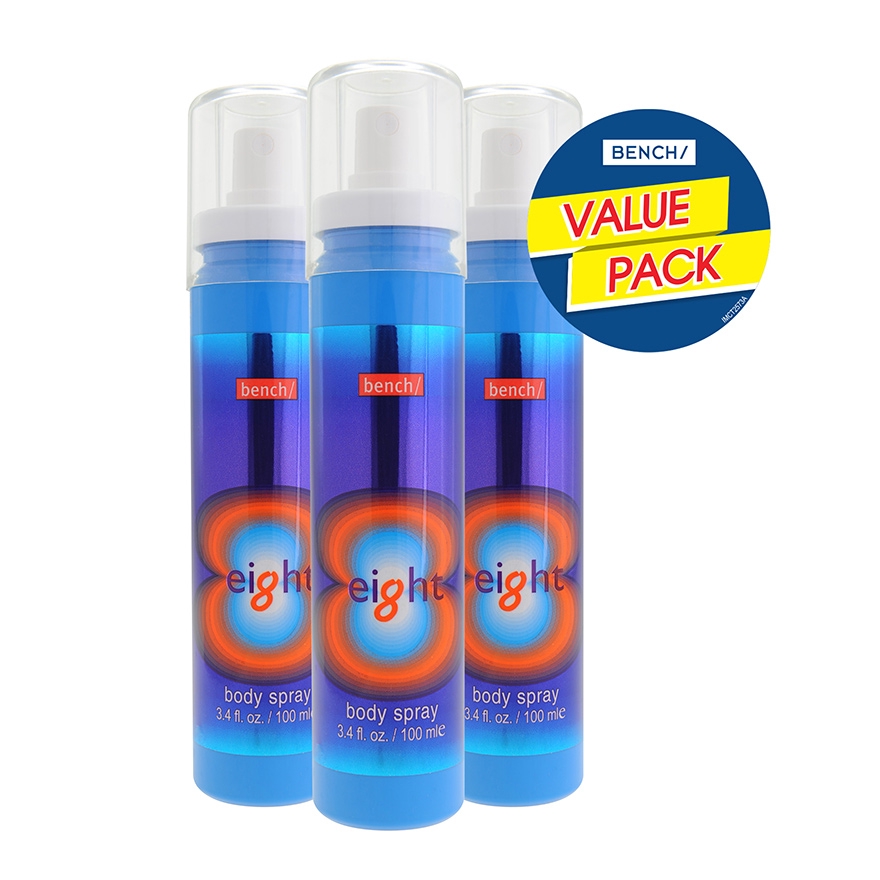 PID0040A - BENCH/ Eight Body Spray 100ml Value Pack | Shopee Philippines