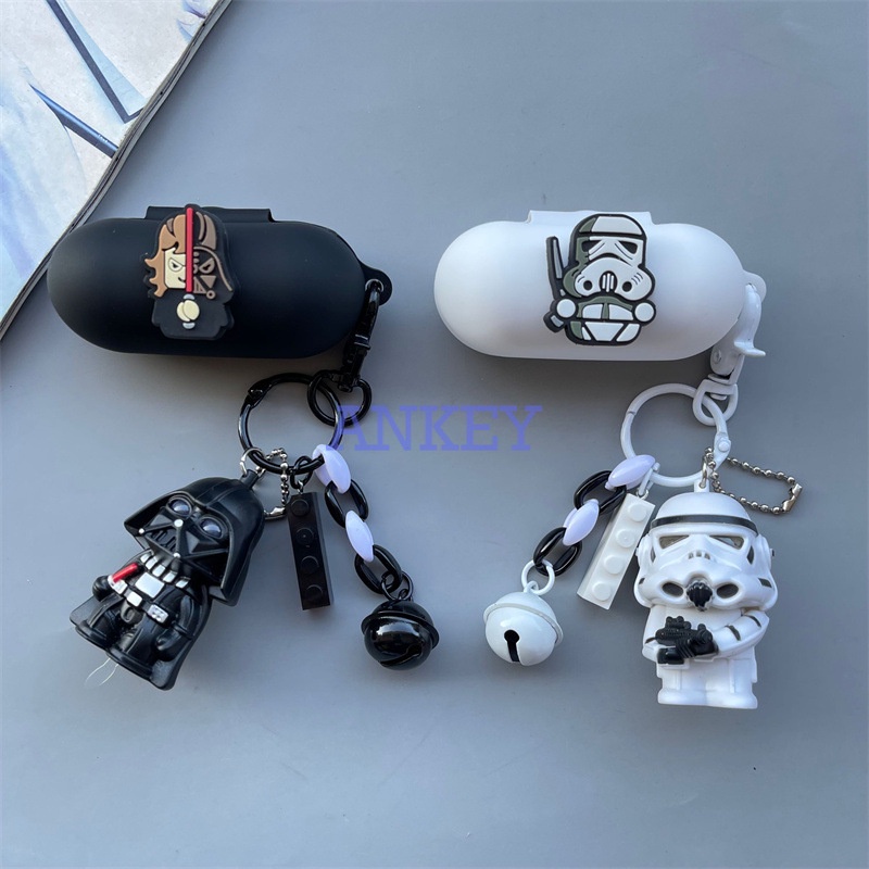Sony WF-C500 WF-XB700 Earphone Silicone Case Samurai Cute Star Wars ...