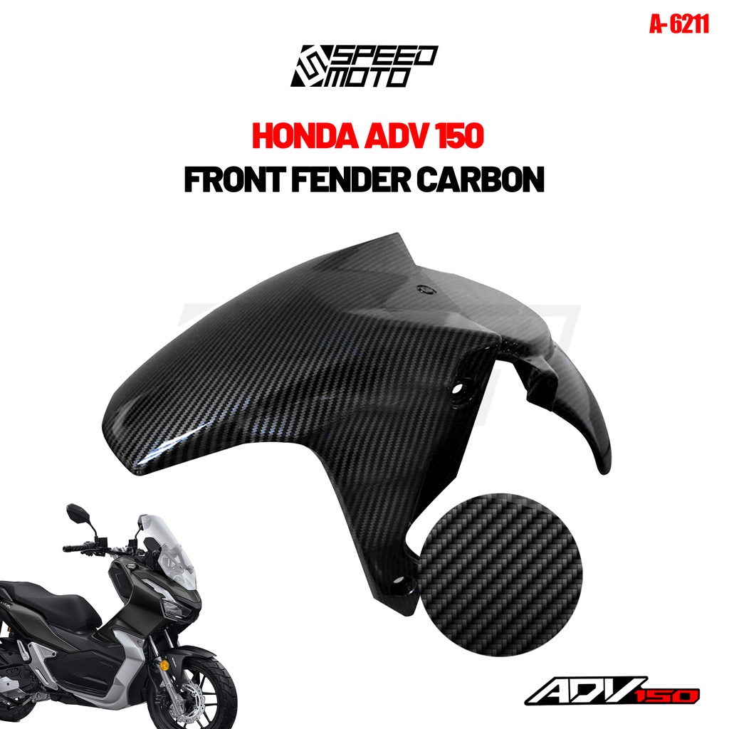 HONDA ADV 150 FRONT FENDER CARBON FOR ADV 150 SPEEDMOTO | Shopee ...