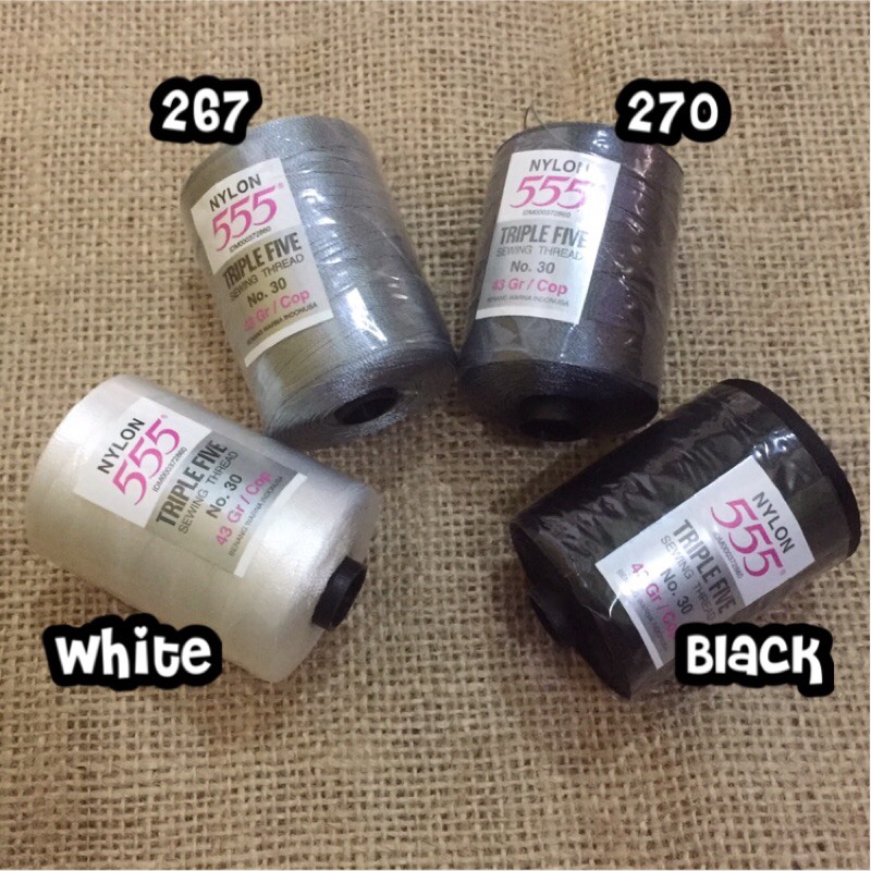 Nylon Sewing Thread 555 no 30 Colors 1 | Shopee Philippines