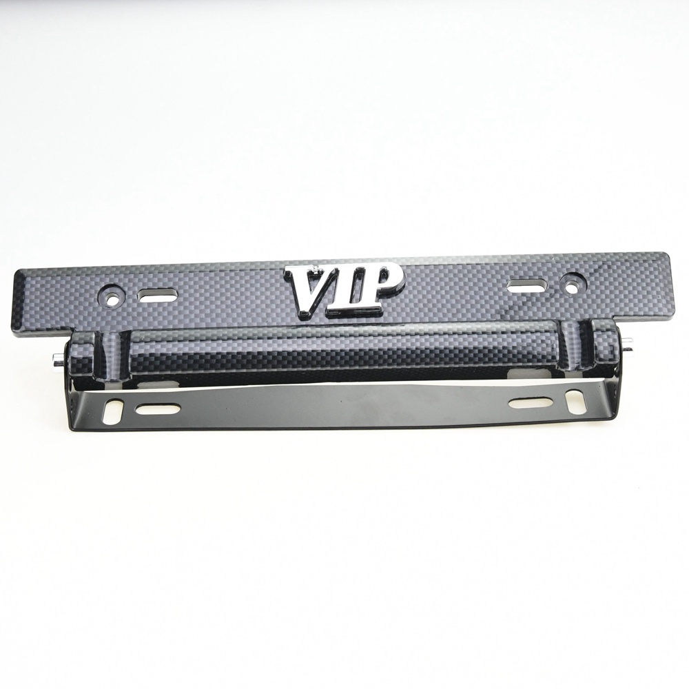 Universal Adjustable License Plate Holder 3D Emblem Car License Number ...