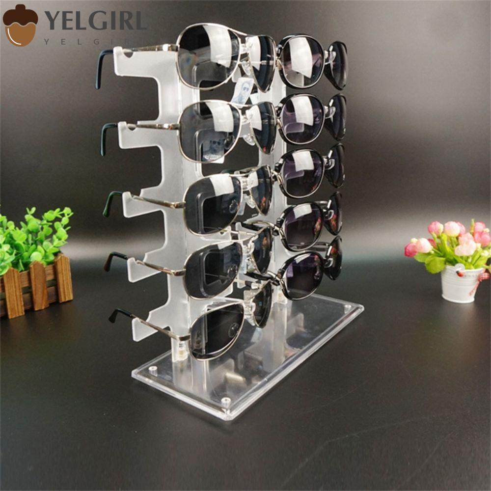 YELGIRL New Glasses Holder Counter Top Sunglasses Rack Eyeglasses ...