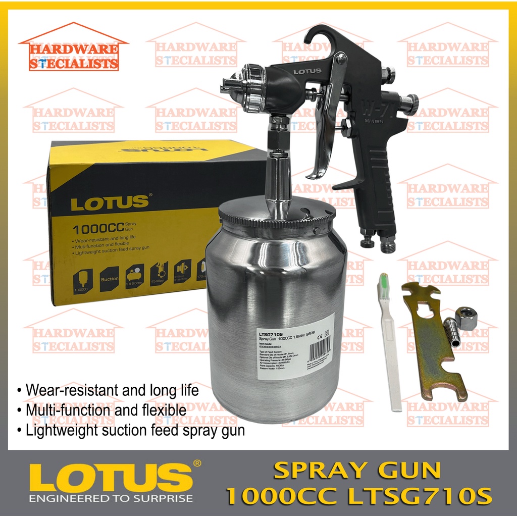 Lotus Spray Gun 1000CC 95PSI LTSG770S Original Authentic | Shopee ...