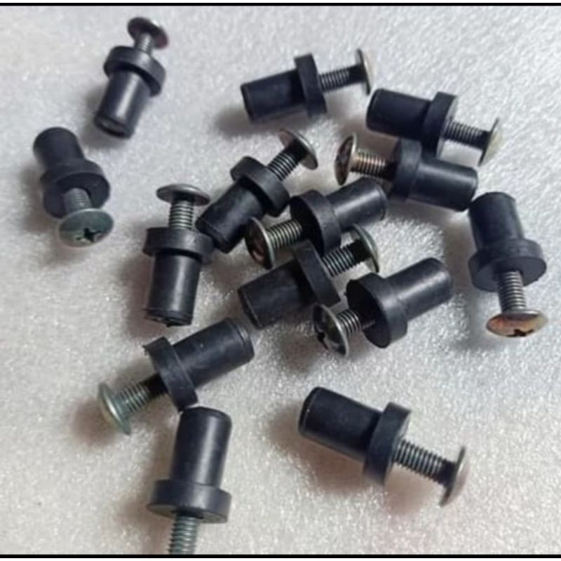 Thick body Rubber Bolts And Bolts And visor xmax nmax lexi Etc ...