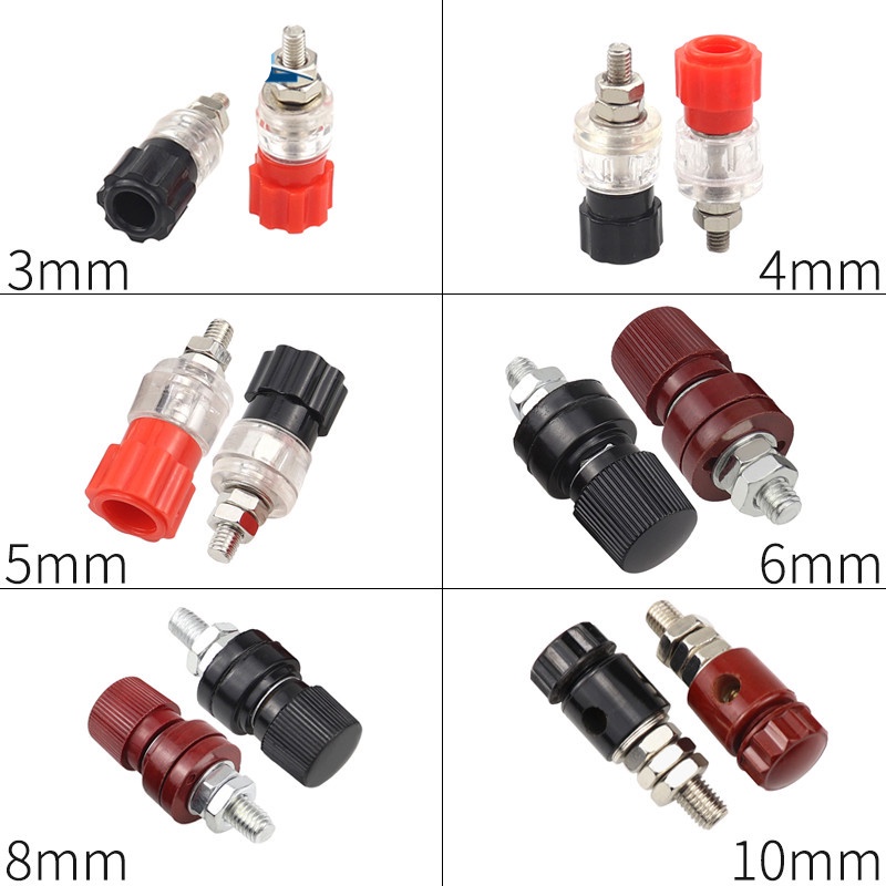 3mm 4mm 5mm 6mm 8mm 10mm binding post For Cable Terminals | Shopee ...