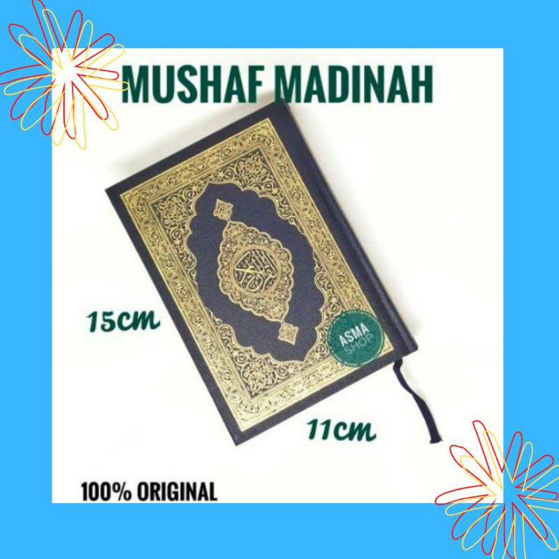 Al-Quran Medina Mushaf Madinah 15x11 cm Original Saudi | Shopee Philippines
