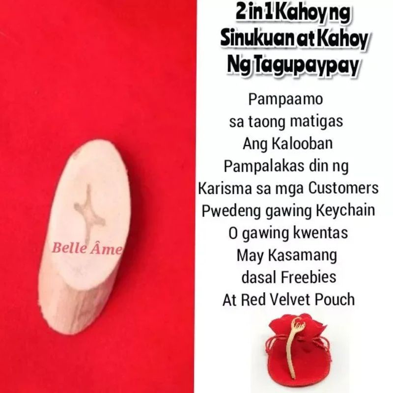 Sinukuan na may kasamang Kahoy ng Tagupaypay Luvky Charm Feng Shui with ...