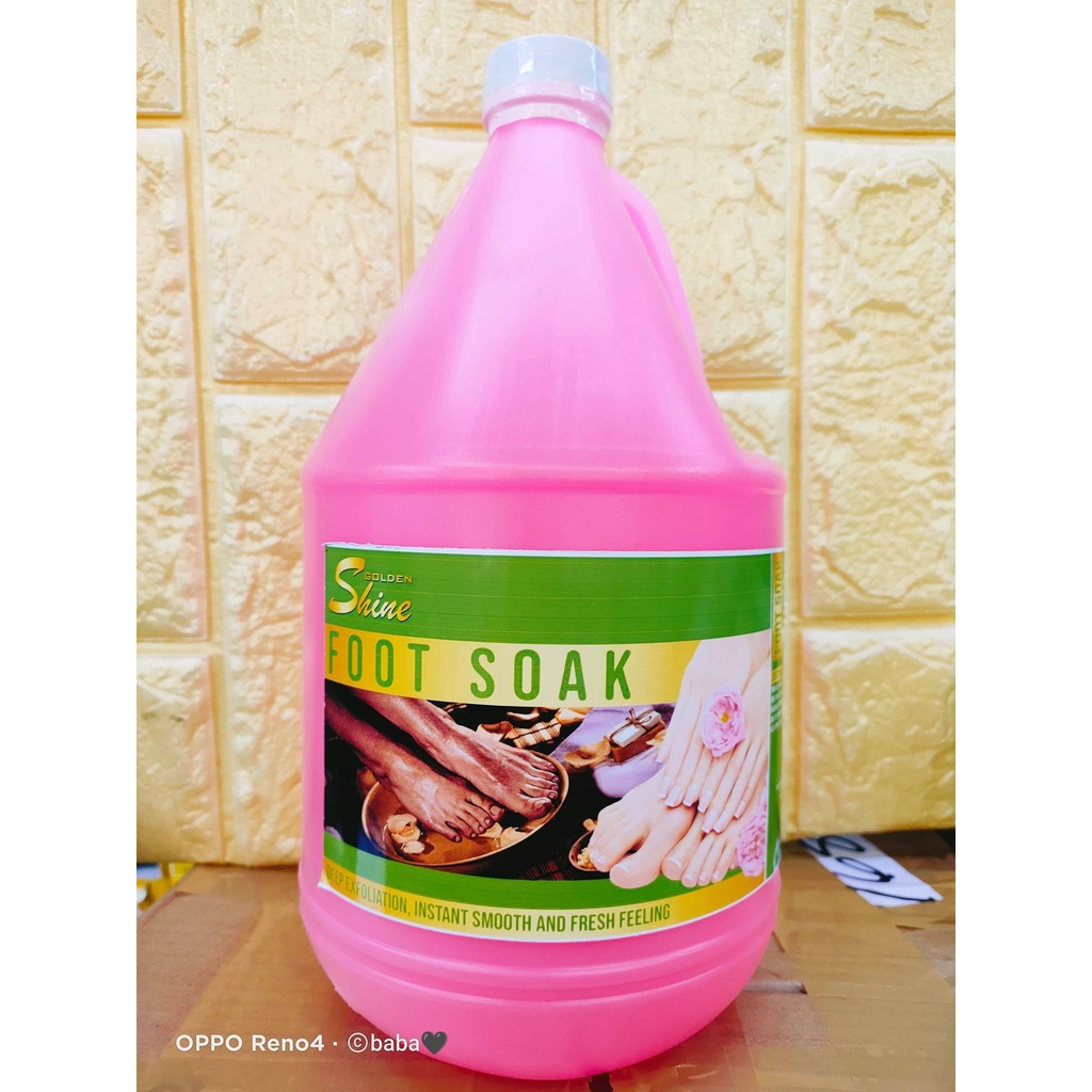 FOOT SOAK PEPPERMINT 1 GALLON - SALON SPA USED (DIFFERENT STICKERS ...