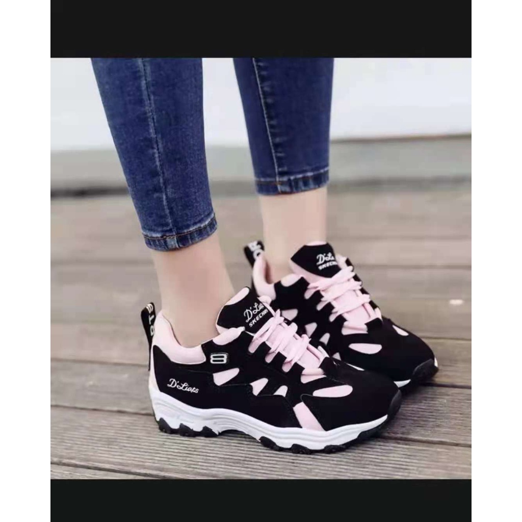 Korean fashion running rubber shoes women sneakers casual canvas shoes ...