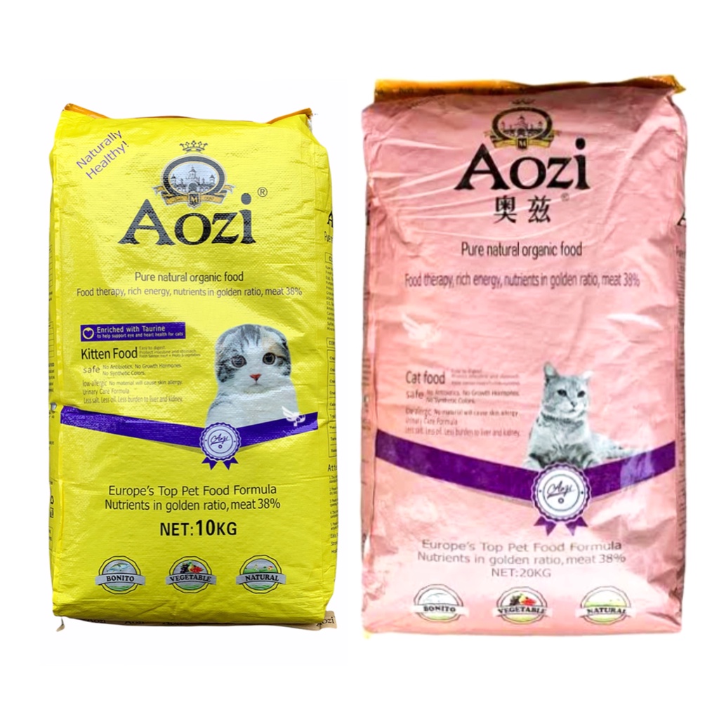 Aozi Organic Aozi Cat Dry Food 1kg Shopee Philippines