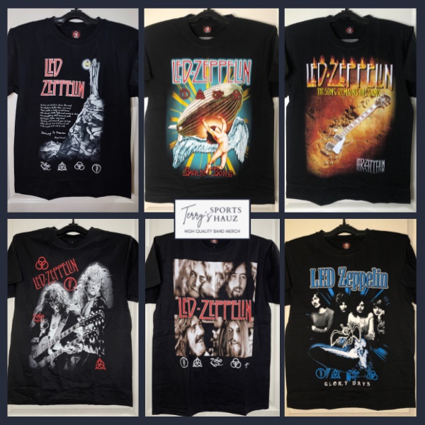 LED ZEPPELIN BAND SHIRTS ROCK YEAH ASSORTED DESIGNS | Shopee Philippines