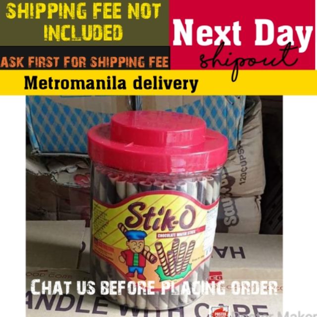 Stik- O choco stick wafer delivering via lalamove Metro Manila | Shopee ...