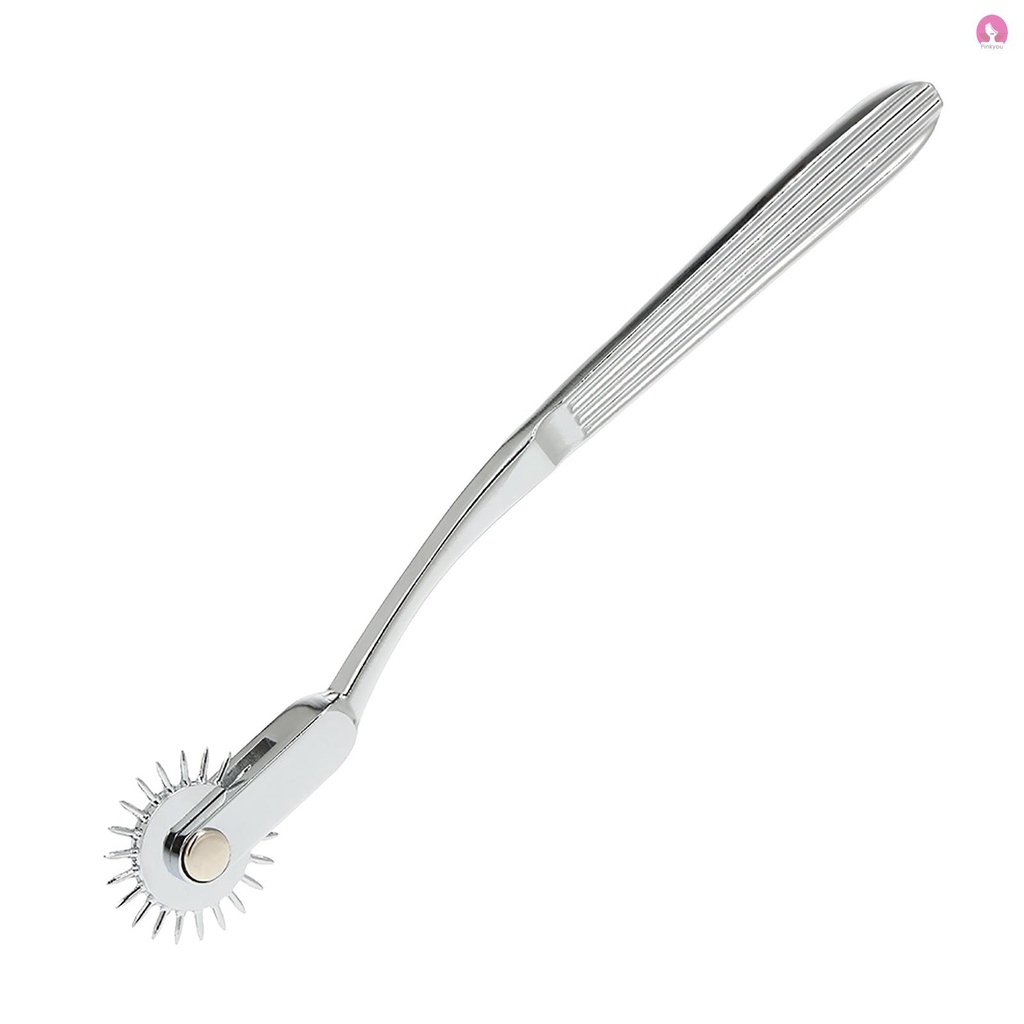 IIK-Medical Diagnostic Reflex Hammer Stainless Steel Pin Wheel Gear Roller Rolling Wartenberg ...