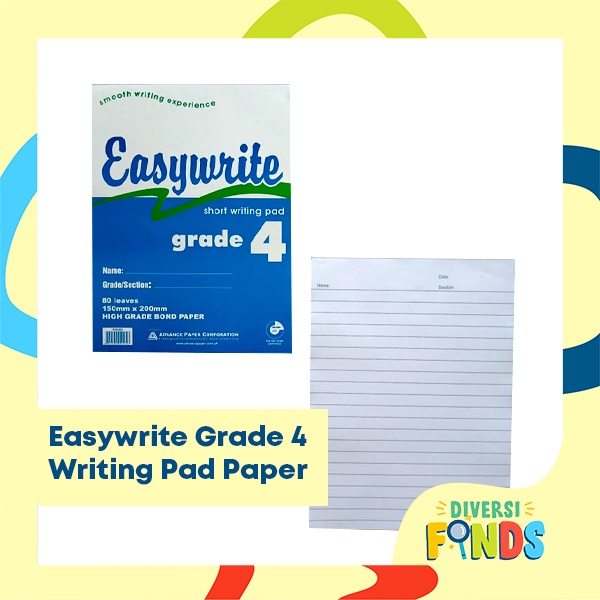 1 pcAdvance Easywrite-Grade 1-4/VECO INTERMEDIATE PAD - 80 Leaves ...