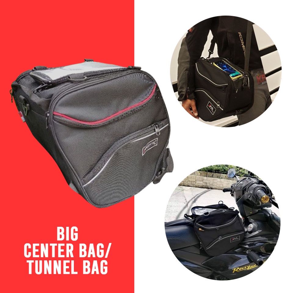 Aerox/ Nmax Tunnel Bag Front Compartment Immortal Motobag with Free ...