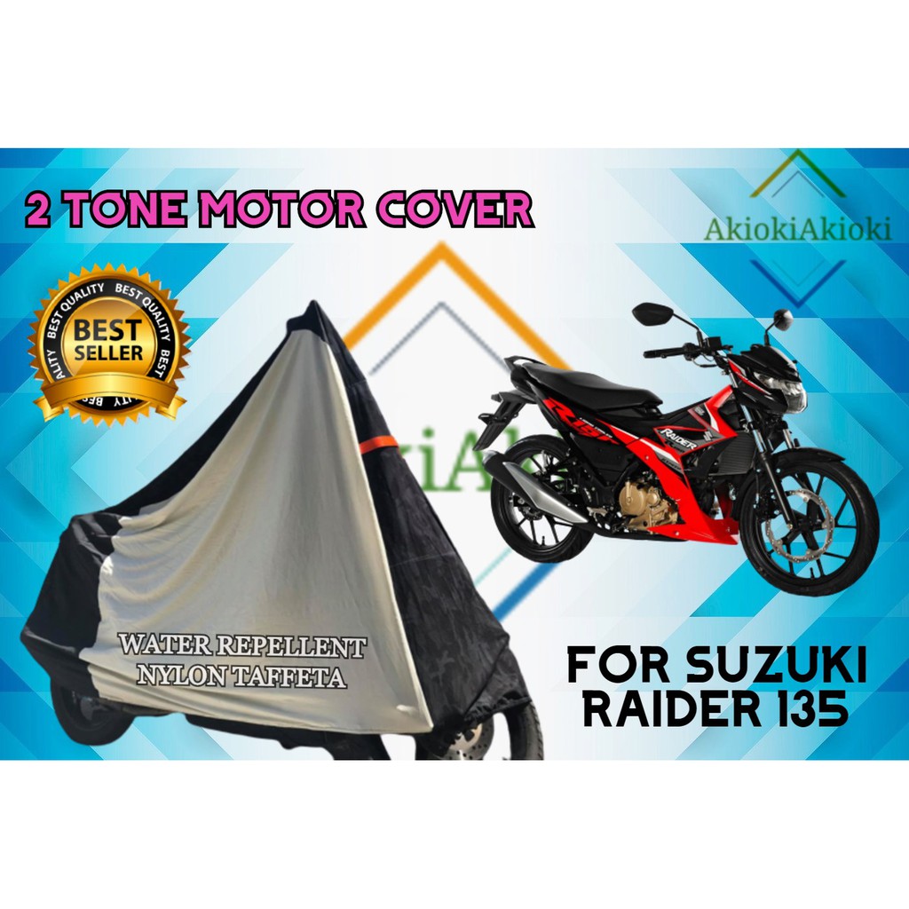 2 Tone MOTOR COVER for SUZUKI RAIDER 135 Protection for Dust, Scratch ...