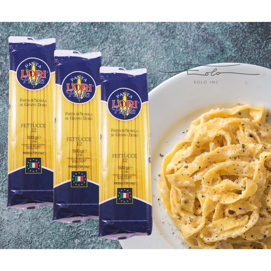 Pasta Lori Fettucce Fettuccine w/ wider noodles Durum Wheat Semolina ...
