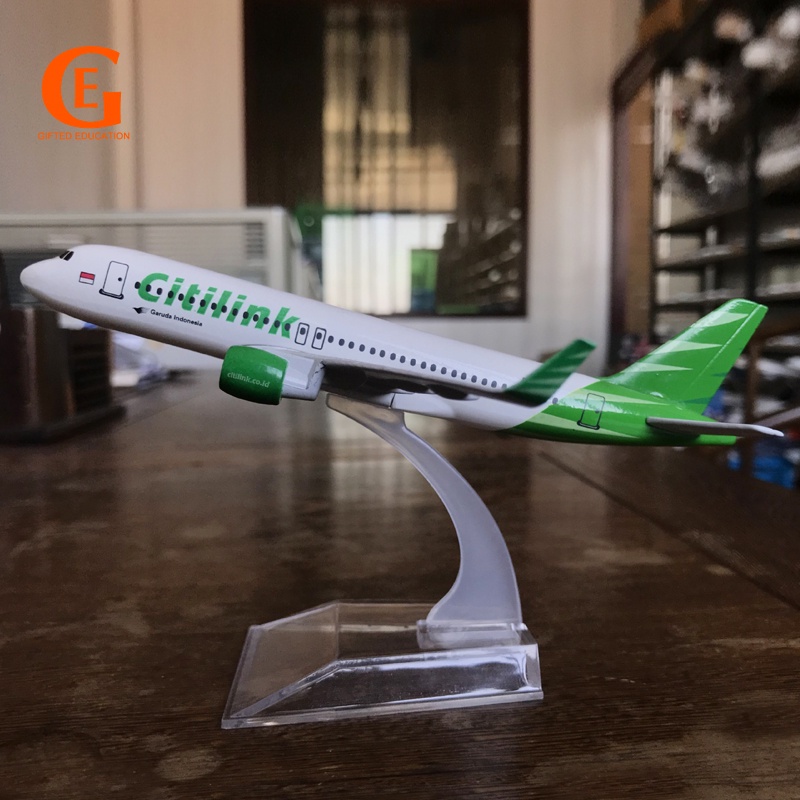 Citylink Airlines Airbus 320 Aircraft Model Diecast Metal Indonesia ...