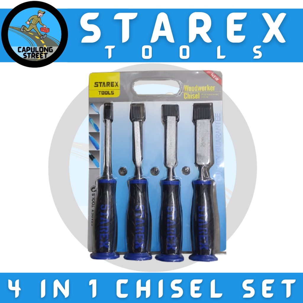 Capulong Street Starex Tools Wood Chisel 4in1 Pait Set For Wood Works ...