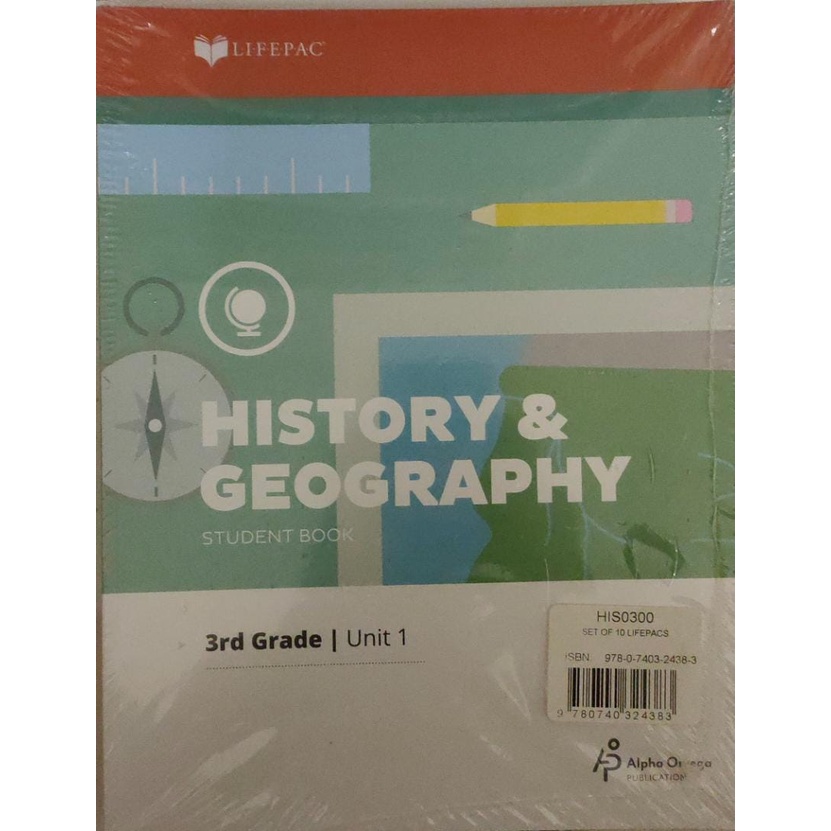LIFEPAC History & Georgraphy Student Book Grade 3 | Shopee Philippines