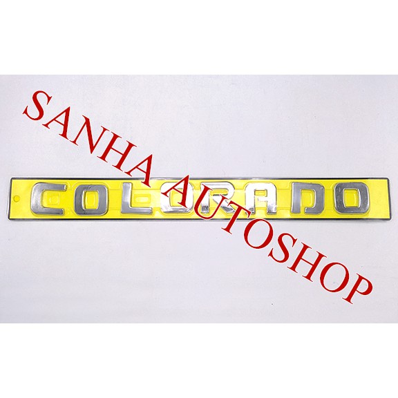 Chevrolet Colorado Chrome Hood Logo 4 Cm High Letters | Shopee Philippines