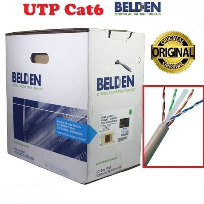 BELDEN cat 6 / cat6 UTP LAN cable Original made in USA | Shopee Philippines