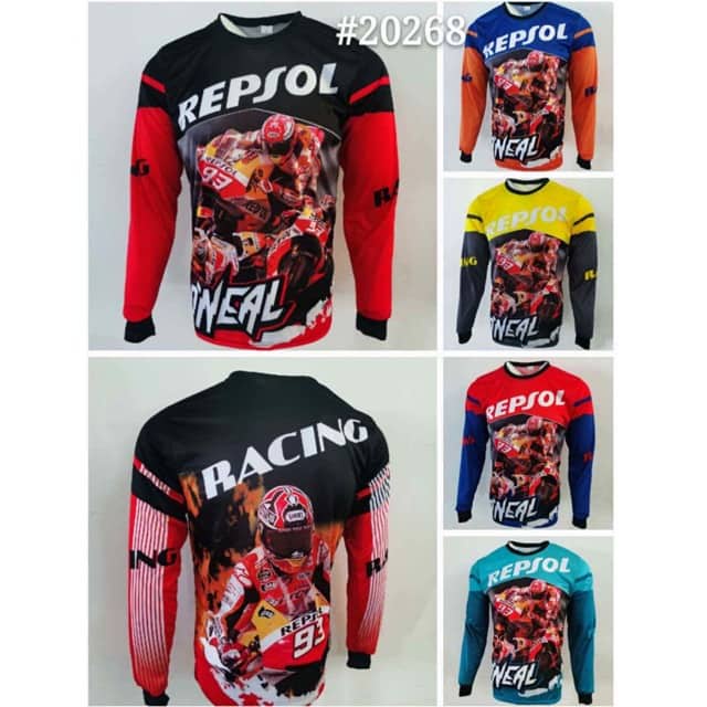 8072 REPSOL ONEAL LONGSLEEVE PANG MOTOR | Shopee Philippines