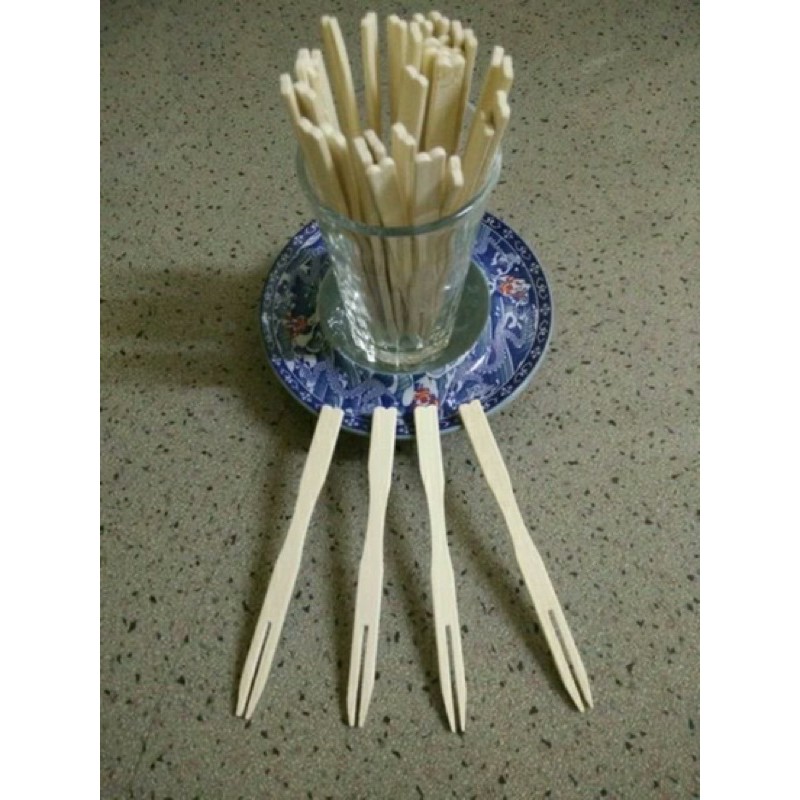 Wooden Fruit Picking Stick Dessert About 100pcs 9cm | Shopee Philippines