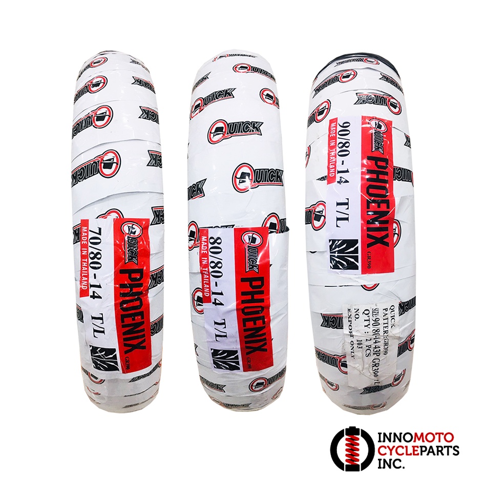 Quick Phoenix Motorcycle Tires 14" Wheels - Thailand | Shopee Philippines
