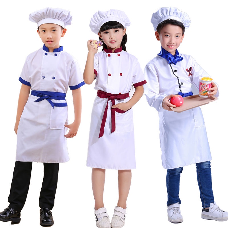 Children's Little Chef Performance Costume Chef Professional Work ...