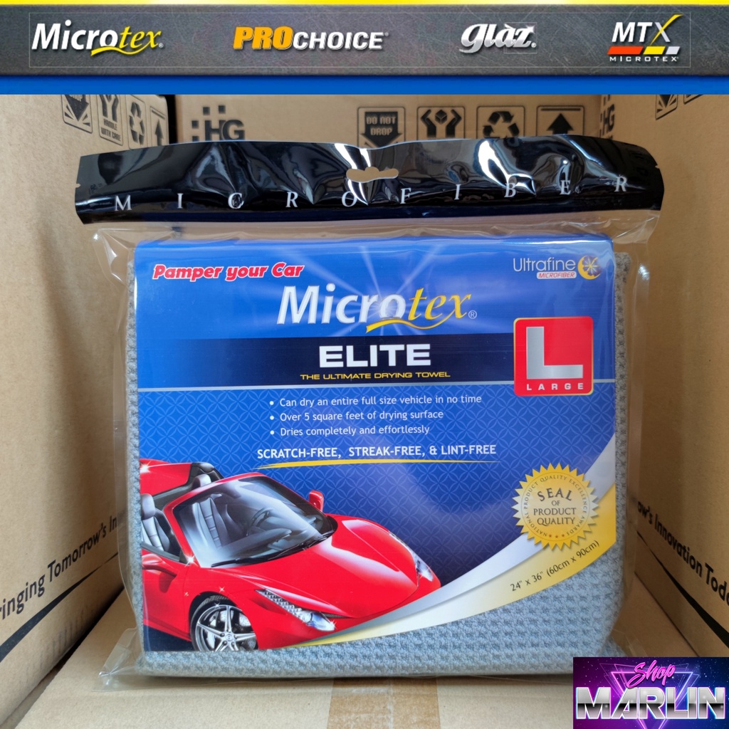 Microtex MTX Elite Large Ultimate Drying Towel Single Pack Waffle type ...