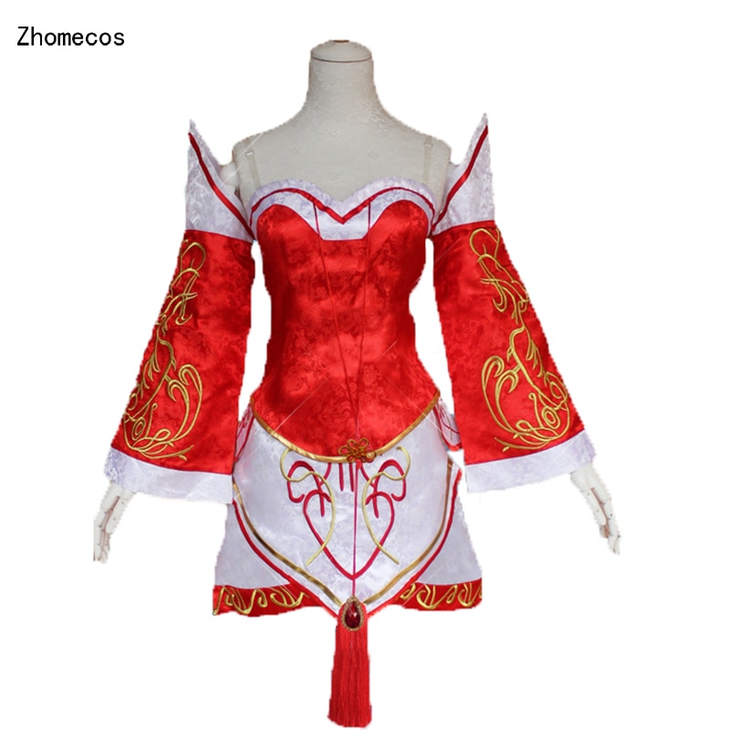 Zhomecos Game LOL Ahri Cosplay Costume The Nine Tailed Fox Costumes ...