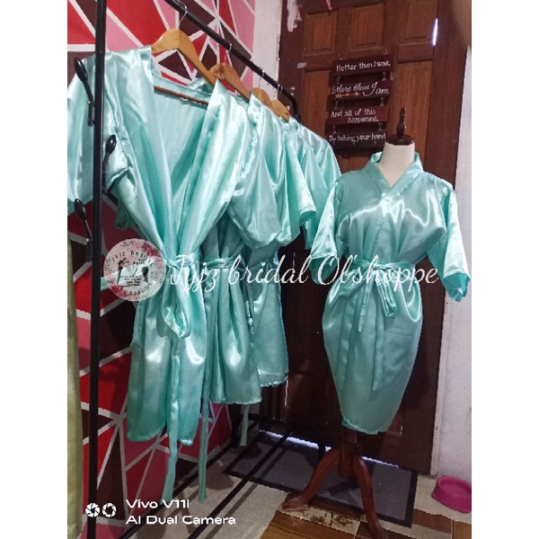mint green robes for entourage | Shopee Philippines