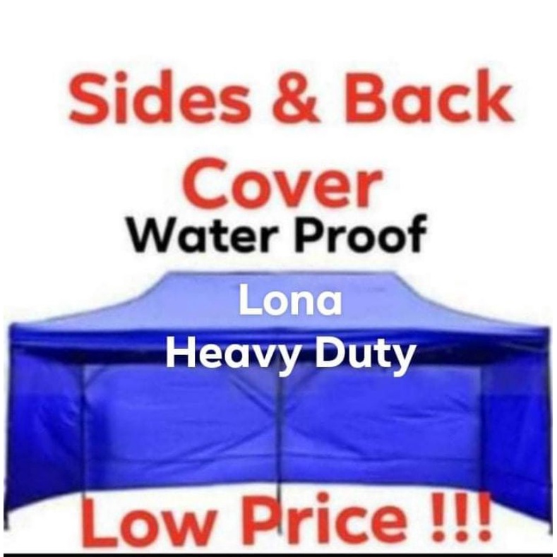Tent Cover Lona 3 Sides (Stand & Top cover not included) | Shopee ...
